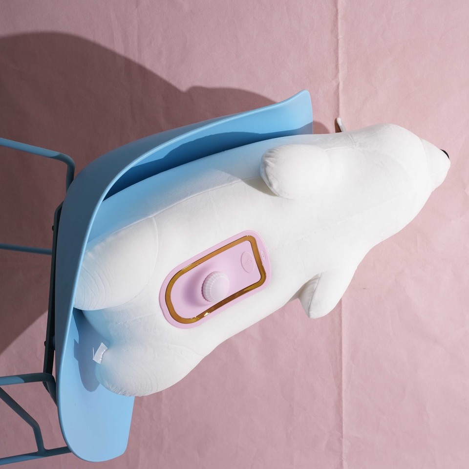 Bear Automatic Thrusting Dildo Rocking Discreet Polar Pillow Remote Sex ...