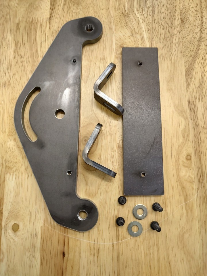 Belt Grinder D-backing Plate, Platen, Angle Brackets for 2x72" Knife ...
