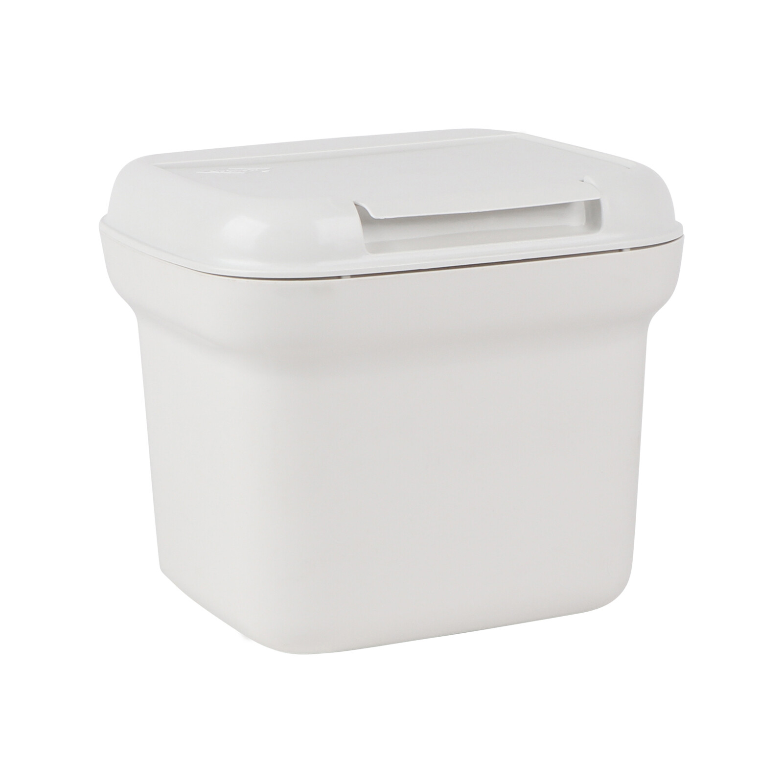 Willow 5L White/Charcoal Flip Top Bench Tidy | eBay