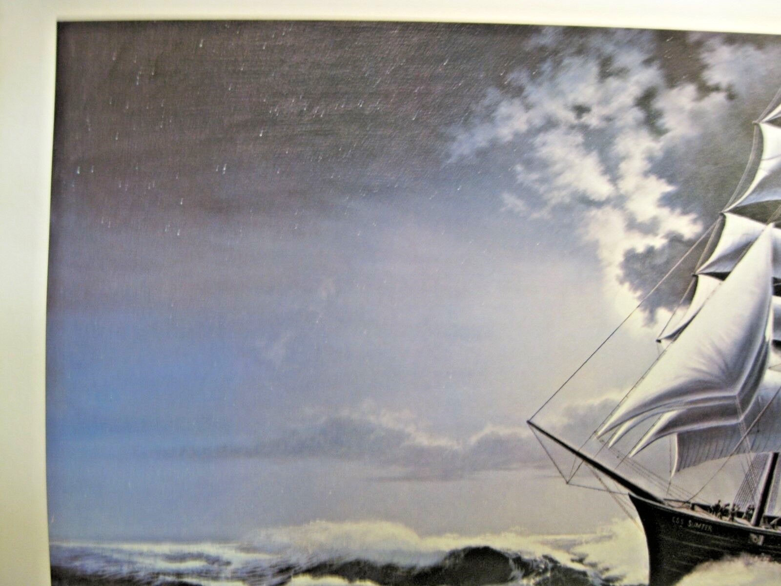 CSS Sumter Art by James Thomas Neumann Civil War Print Confederate ...