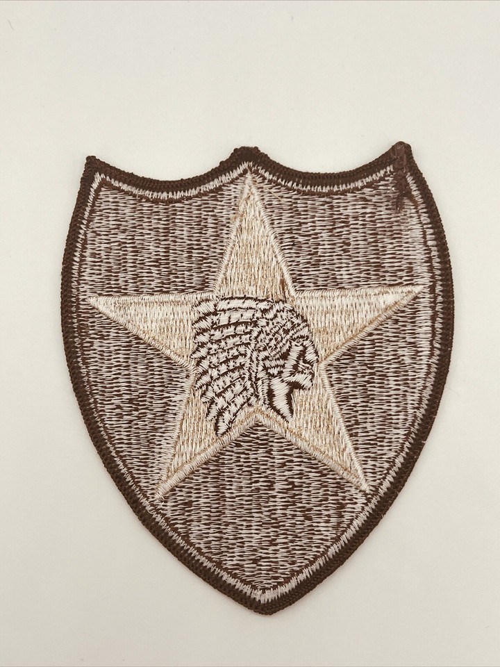 US Army 2nd Infantry Division Shoulder Patch, subdued, Tan / Brown | eBay
