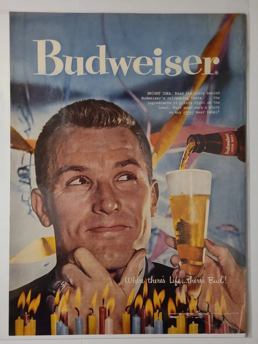 Budweiser Label Back