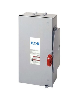 EATON 100A Double Throw Safety Switch (Manual), 240V, 2 Pole, NEMA 3 ...