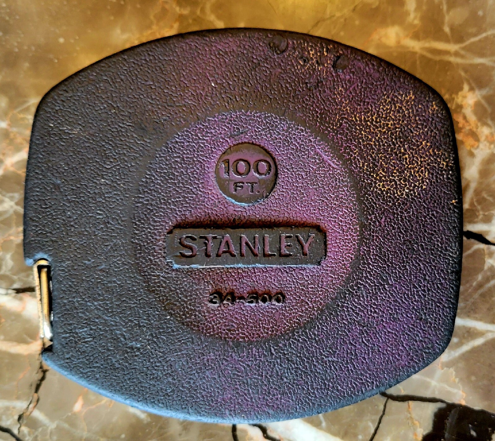 Vintage Stanley 100' Tape Measure #34-500. 100 Feet Of American Made ...