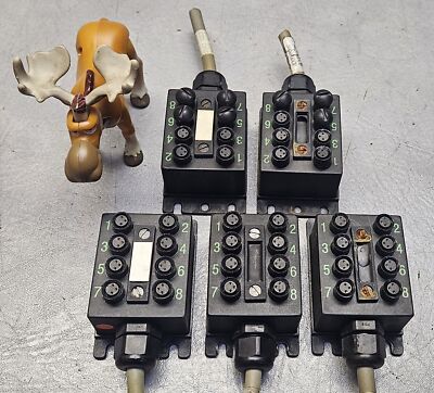Balluf Passive Distribution Blocks M8 8 Ports 3-pin Lot of 5 | eBay