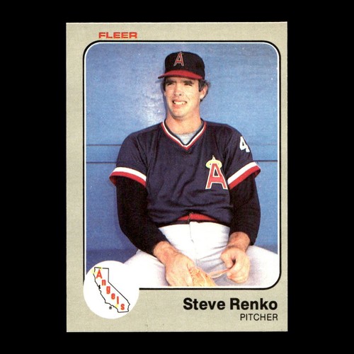 Steve Renko 1983 Fleer California Angels #99 NM-MT Vintage! | eBay