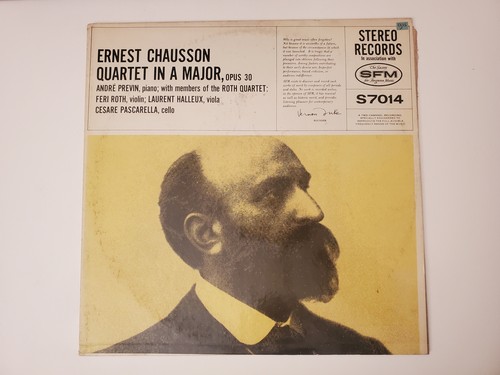 André Previn, members of the Roth Quartet - Ernest Chausson Quartet in A Major, | eBay