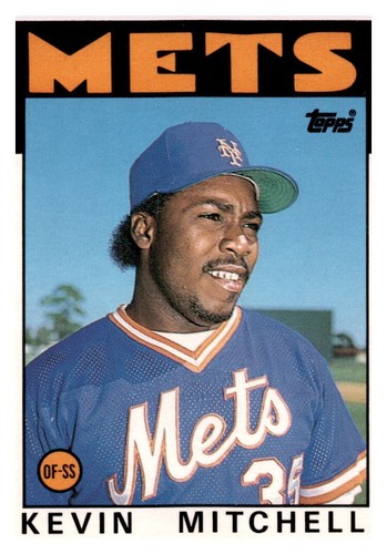 1986 Topps Traded #74T Kevin Mitchell RC - New York Mets | eBay