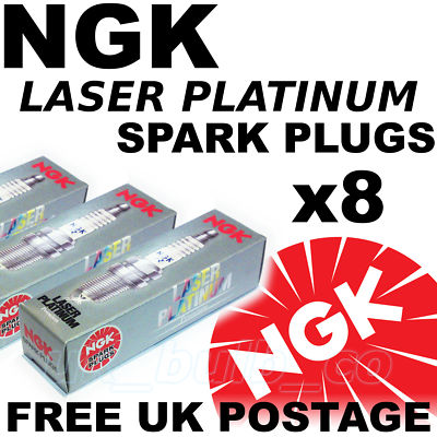 8x Neuf NGK Laser Platine Allumage Bougies Audi A5 4.2 Lt V8 FSI S5 07 ...