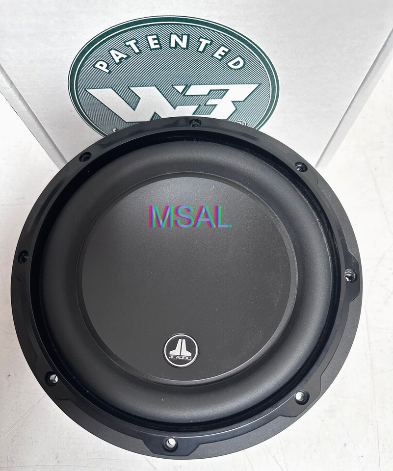 One Each NEW JL AUDIO 8W3v3-4 Subwoofer 8” 4Ohm 500 Watt BASS POWER NEW ...