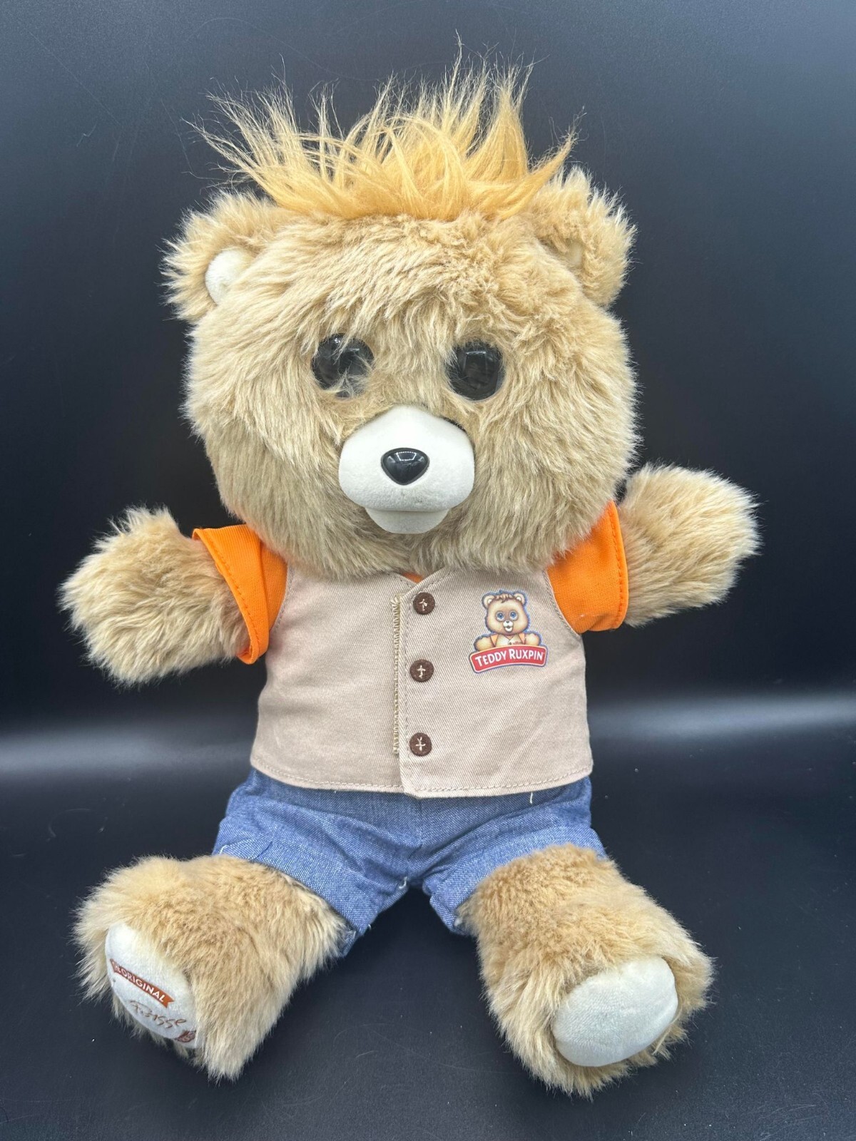 Teddy Ruxpin Animated 15" Plush Bear LED Eyes Works | eBay