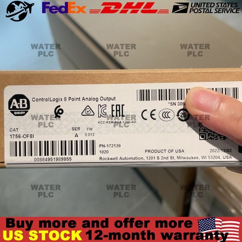 New Sealed AB 1756-OF8I 1756OF8I SER A ControlLogix 8 Point Analog ...