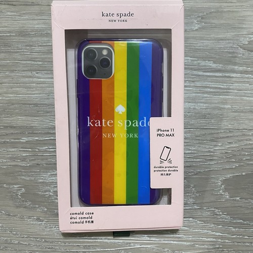 New Kate Spade IPhone 11 Pro Max Case Rainbow Spectrum Stripe Colors | eBay