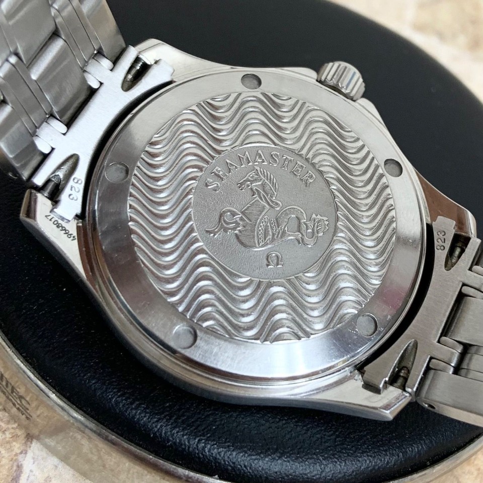 Need OH Omega Seamaster 120m Automatic 36mm Blue Wave Dial Date 16.5cm ...