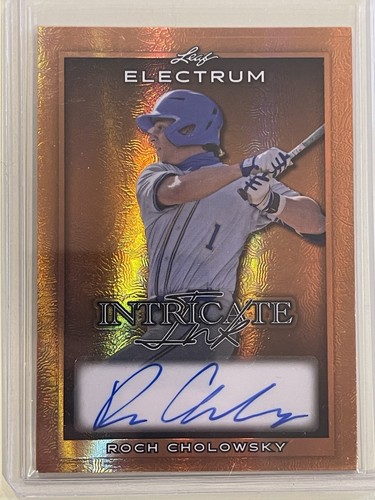 Roch Cholowsky 2024 Leaf Electrum Intricate Ink Bronze Auto #/49 No ...