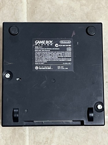 Nintendo GameCube Gameboy Player DOL-017 OEM Black | eBay