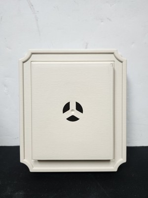 Mid America Mount Master Scalloped Top Shield Square Mounting Block Tan ...
