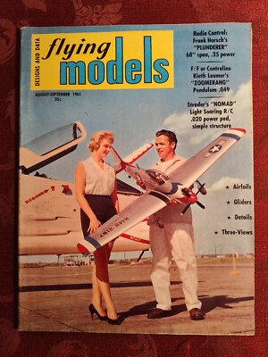 Rare FLYING MODELS magazine August September 1961 Aircraft Modelling | eBay