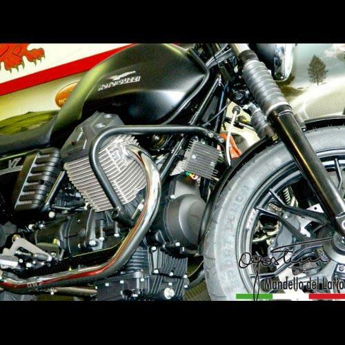 Moto Guzzi Crash Bar Engine Guard V7 ll 2 750 MATT BLACK Agostini | eBay