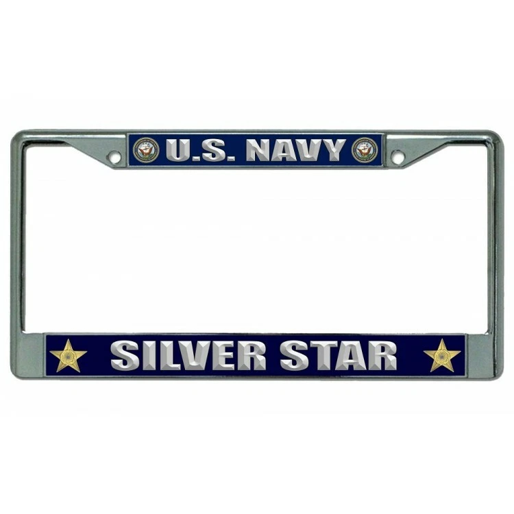 Silver Star License Plate