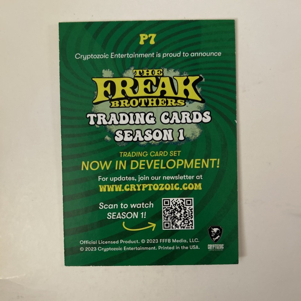 2023 Non Sport Update Cryptozoic The Freak Brothers Season 1 Promo Card ...