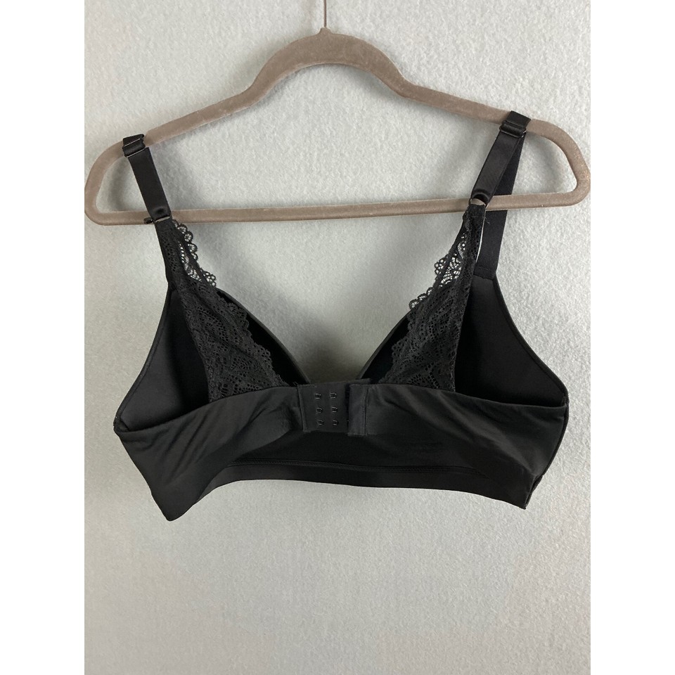 Soma Bra Women's 38C Embraceable Wireless Lace J Hook Bra Comfortable ...