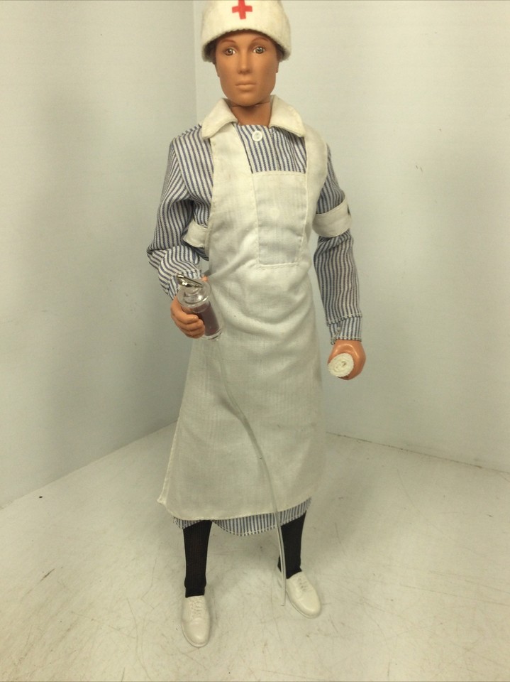1/6 CUSTOM HASBRO GI JOE / JANE WW2 HOSPITAL NURSE MEDICAL MEDIC + I.V ...