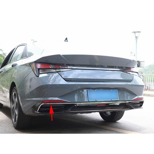 For Hyundai Elantra 2021-2024 Chrome Rear Bumper Moulding Strip Frame ...