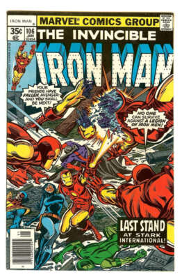 IRON MAN #106 9.4 // DAVE COCKRUM & TERRY AUSTIN COVER MARVEL COMICS ...