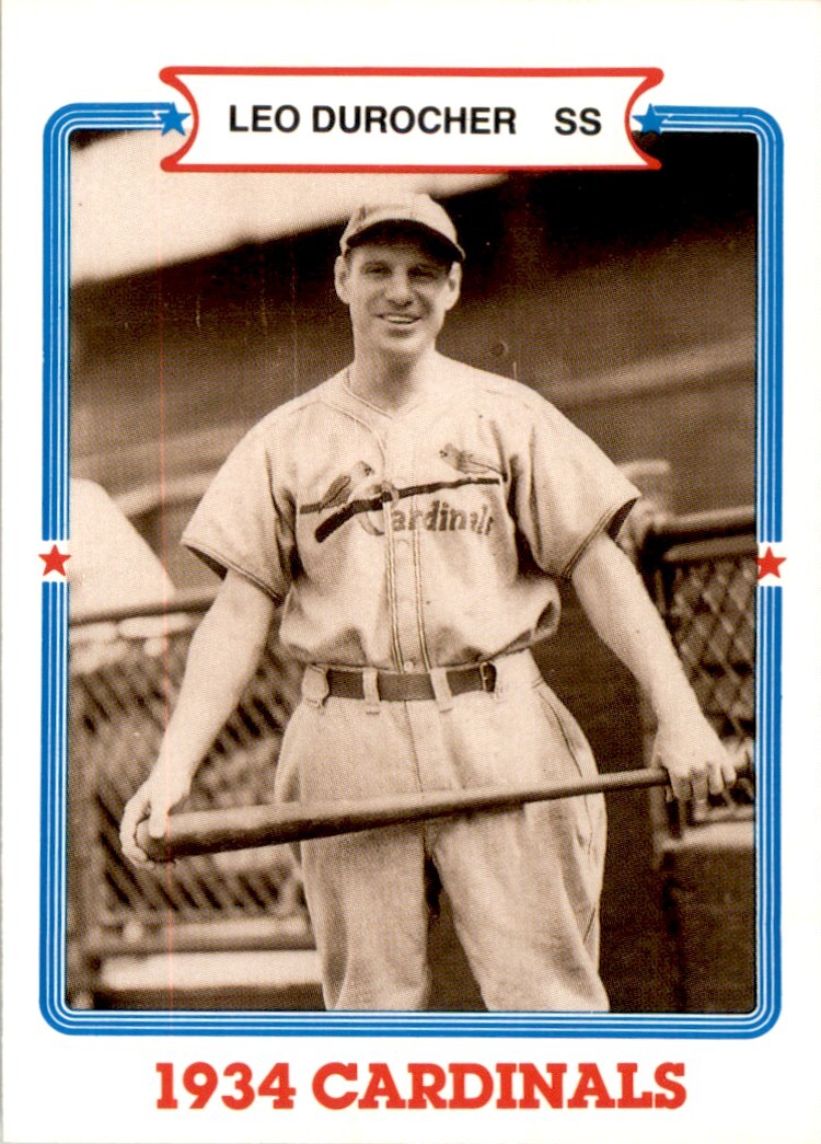 1987 TCMA 1934 St. Louis Cardinals Leo Durocher St. Louis Cardinals #6 ...