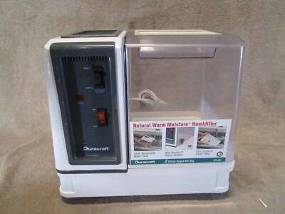 DURACRAFT HUMIDIFIER DH-901 Natural Warm Moisture 2.5 Gallon 1325 sq ...