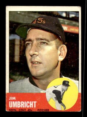 1963 Topps #99 Jim Umbricht | eBay