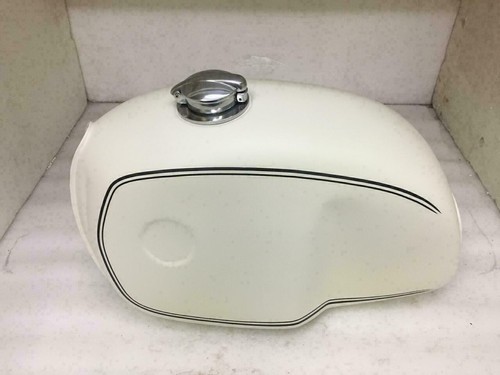 BMW R100 RT RS R90 R80 R75 WHITE PAINTED STEEL PETROL FUEL GAS TANK ...
