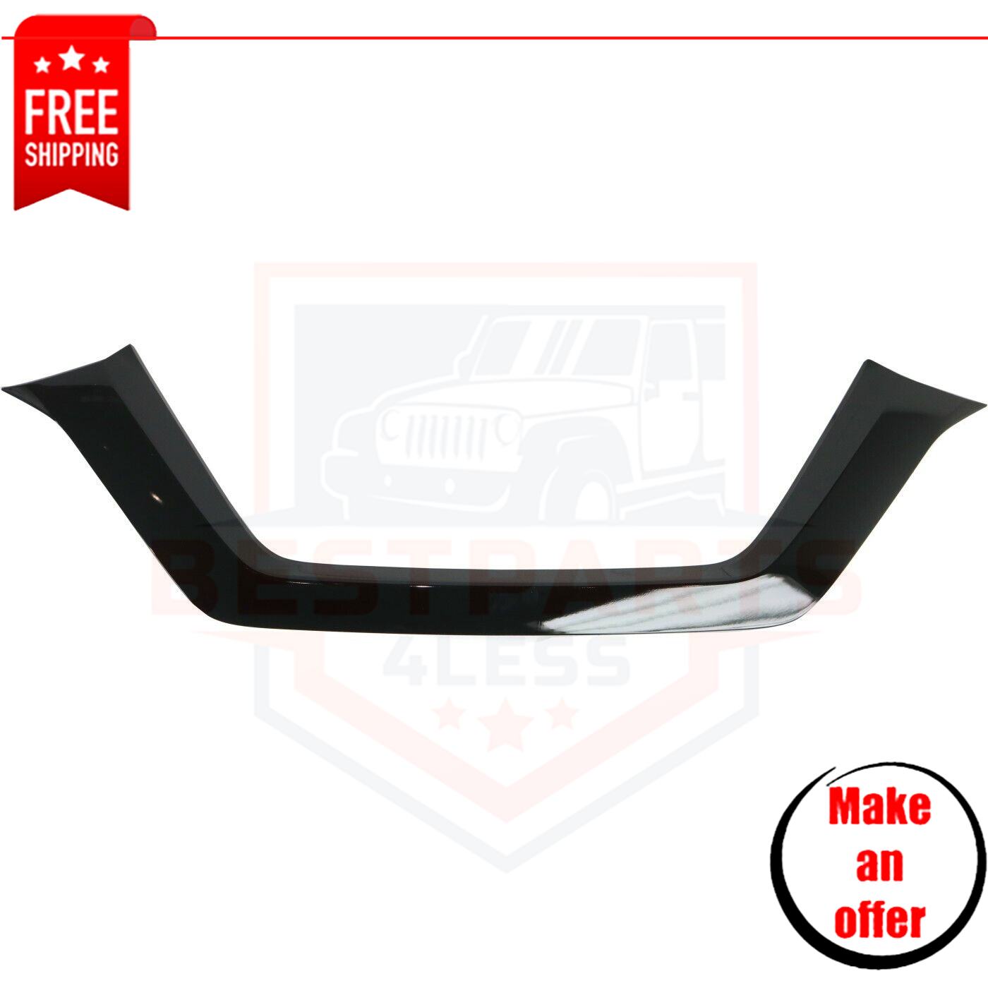 New Front Bumper Trim NI1044114 622786FL0A black for 2017-2019 Rogue S ...