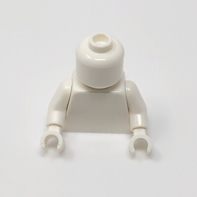 3626c LEGO Minifigure Head (Plain) - Blocked Open Stud White (1) | eBay