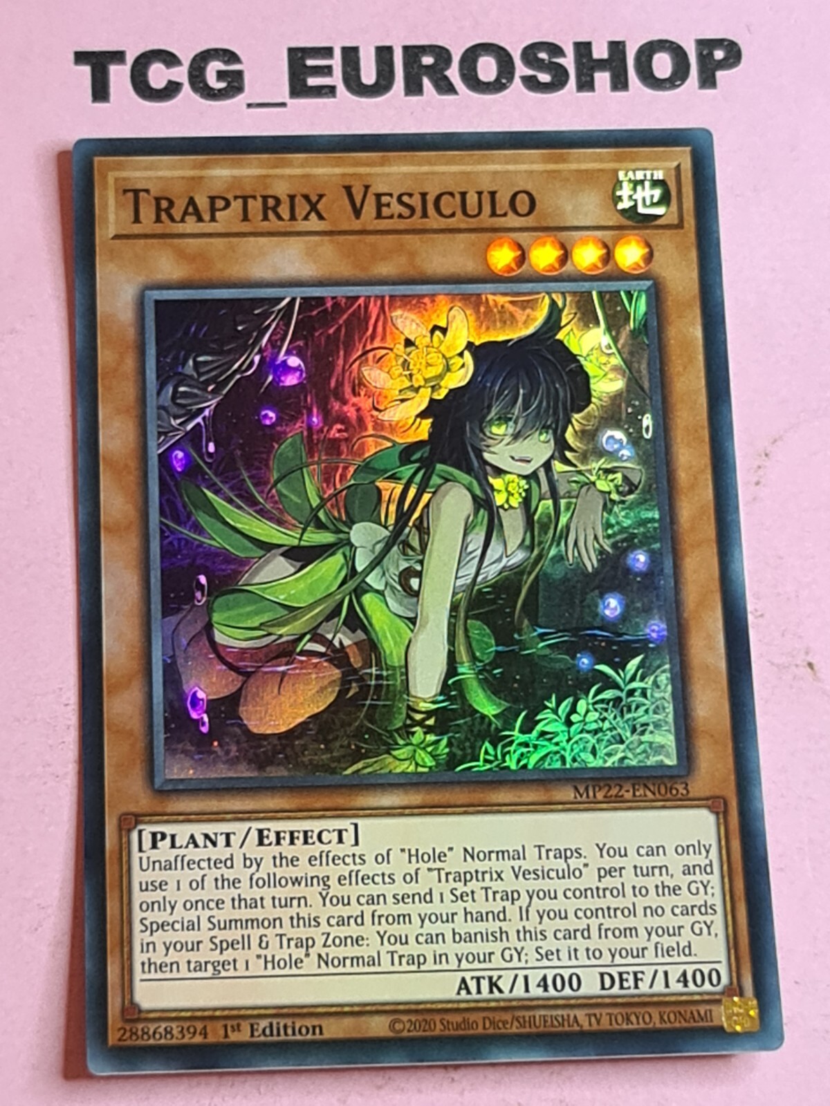 TRAPTRIX VESICULO YUGIOH MP22 SUR ENGLISH 1st ED NM #2637 | eBay