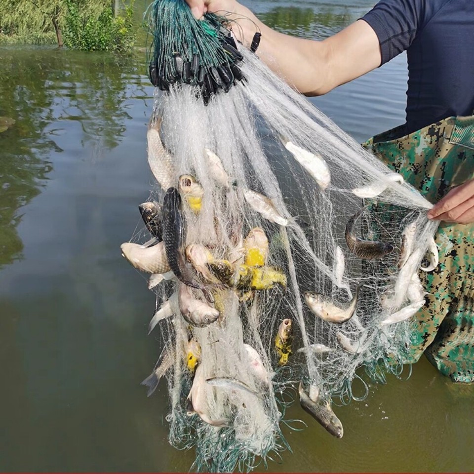 100 ft Survival Gill Net--Fully Adjustable, Multipurpose(Enhanced)-4/5 ...