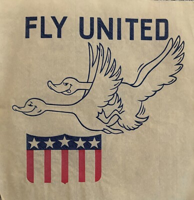 Original Vintage Fly United Ducks Bird Sex Iron On Transfer | eBay
