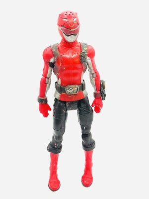RED RANGER Red Fury Mode Power Rangers Beast Morphers Hasbro 6 inch ...