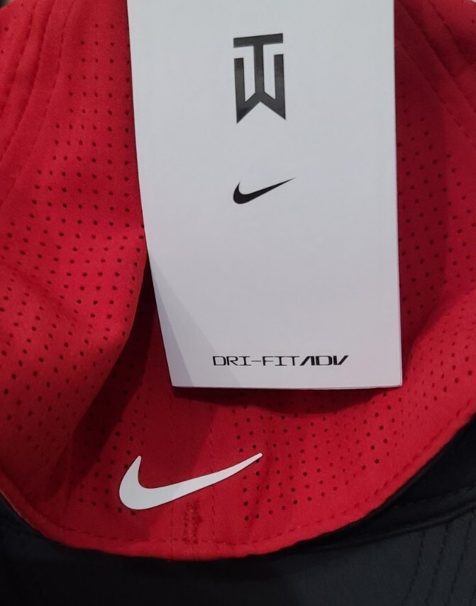 NEW Size S/M Nike TW Tiger Woods Collections Legacy 91 Golf Cap Red Hat ...