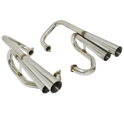 Empi 18-1047 Bugpack Stainless Steel Mega Dual Exhaust Fits Air-cooled ...