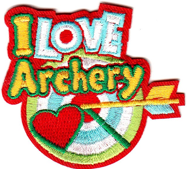 I LOVE ARCHERY Iron On Patch /Sport Games Competition | eBay