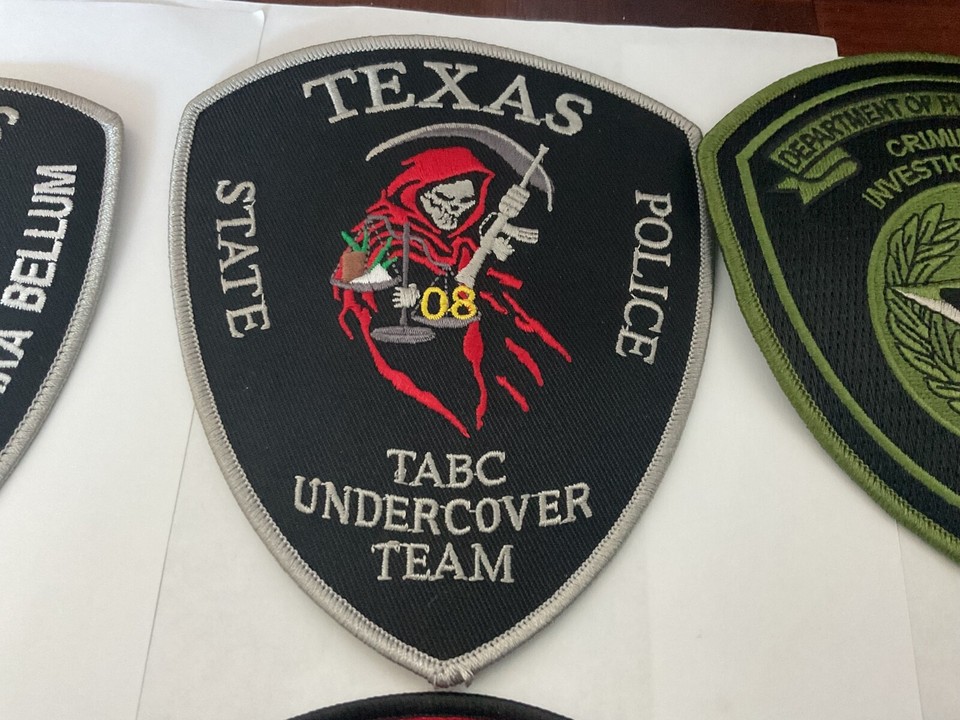 Texas Department Of Public Safety Highway Patrol patch set 7 pieces all ...