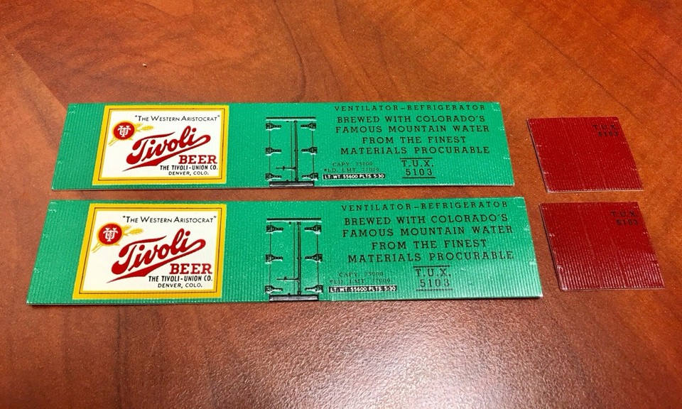 Embossed Reefer Car Sides Binkley Models & Laconia Industries Craftsman ...