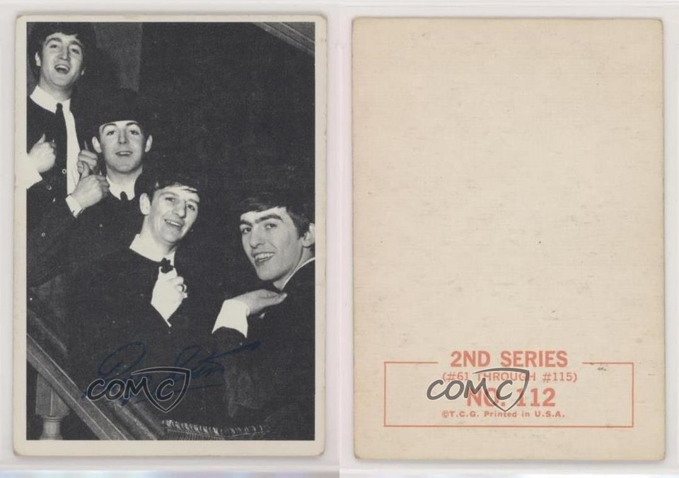 1964 Topps Beatles 2nd Series Red Back Ringo Starr #112 n1u | eBay