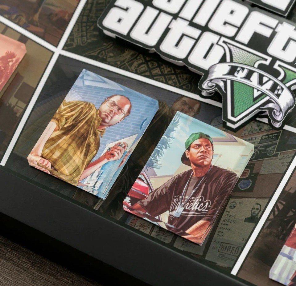 Grid Grand Theft Auto V GTA Framed Artwork Factory Sealed | eBay