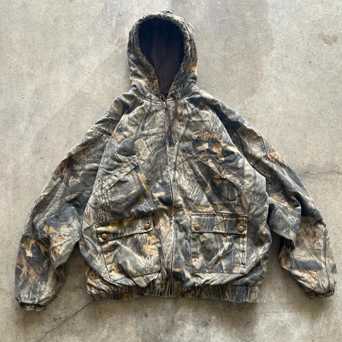 Vintage Whitewater camo jacket Insulated Hooded Hunting Jacket realtree ...