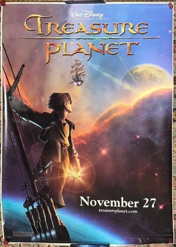 Treasure Planet HUGE DS bus stop poster 4' x 6' banner movie poster ...