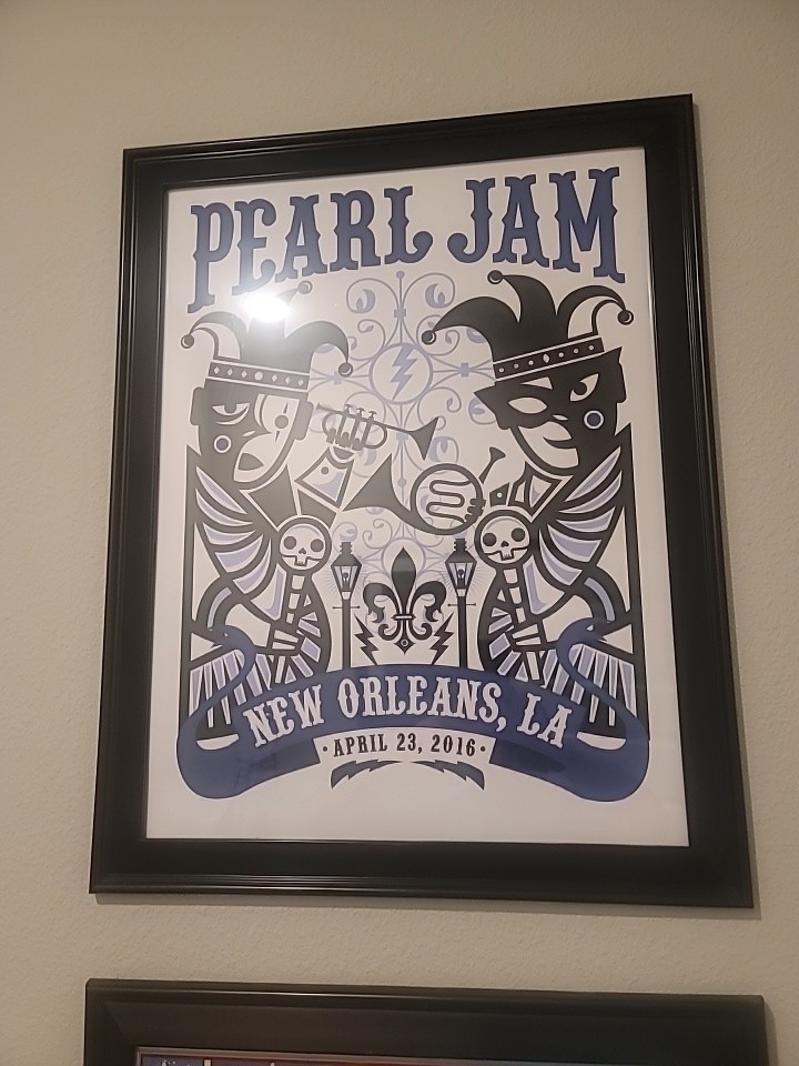 Pearl Jam New Orleans LA Concert Poster April 23 2016 | eBay