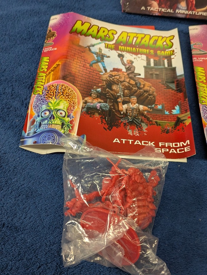 NEW Mars Attacks the Miniatures Game Core + 3 NEW Expansions Bundle ...